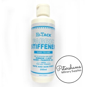 Hi-tack Fabric Stiffener HT1600 for Lace, Bows & Fabric 250ml - Etsy