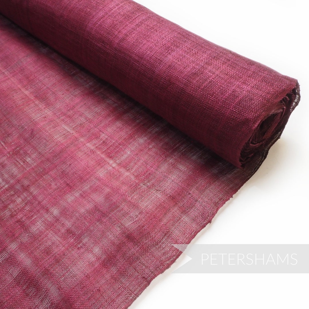 Pinokpok Hammered Abaca Fabric for Hat Making and Millinery - 1/2m ...