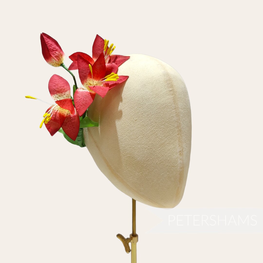 Vintage 'maya' 1950/60's German Lily Flower Millinery Mount for Hat ...