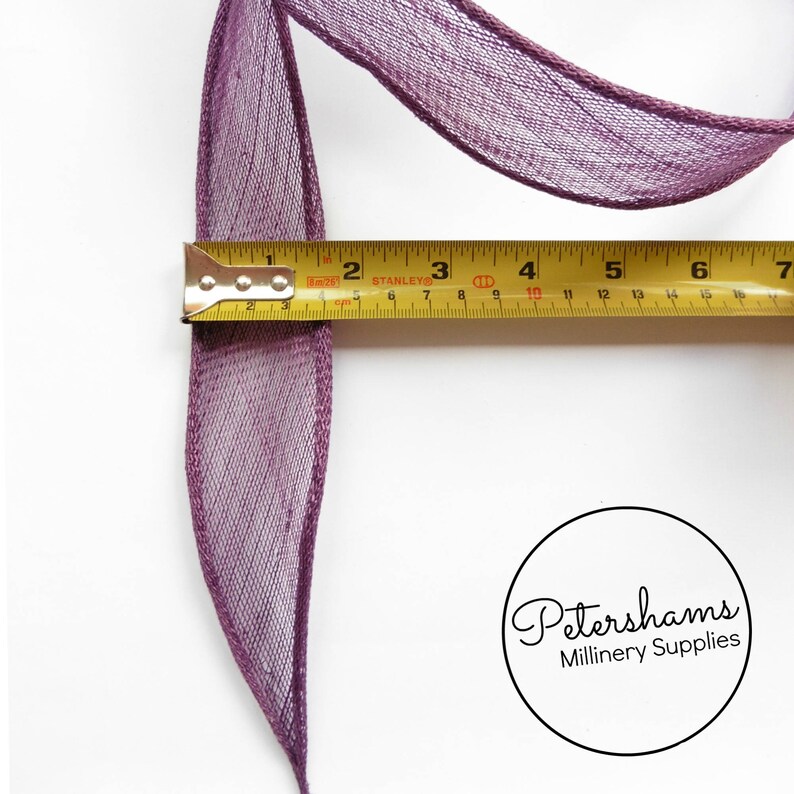 Hand Rolled Sinamay Ribbon Trim for Millinery Hat Making & - Etsy