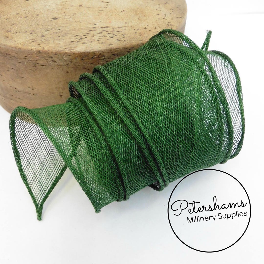 Hand Rolled Sinamay Ribbon Trim for Millinery Hat Making & - Etsy