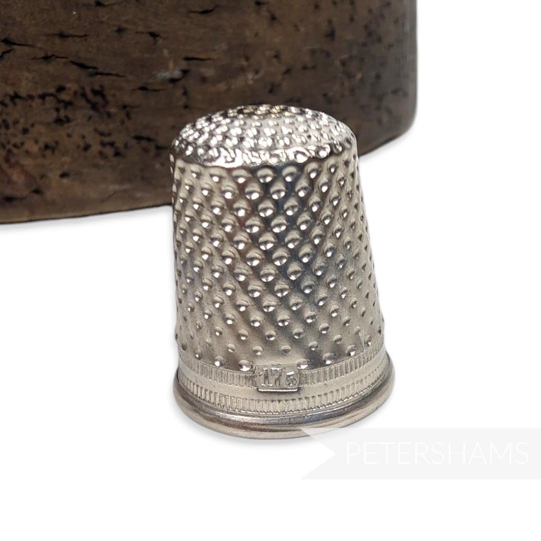 Vintage German Made Steel Thimbles for Millinery & Haberdashery - 17 ...