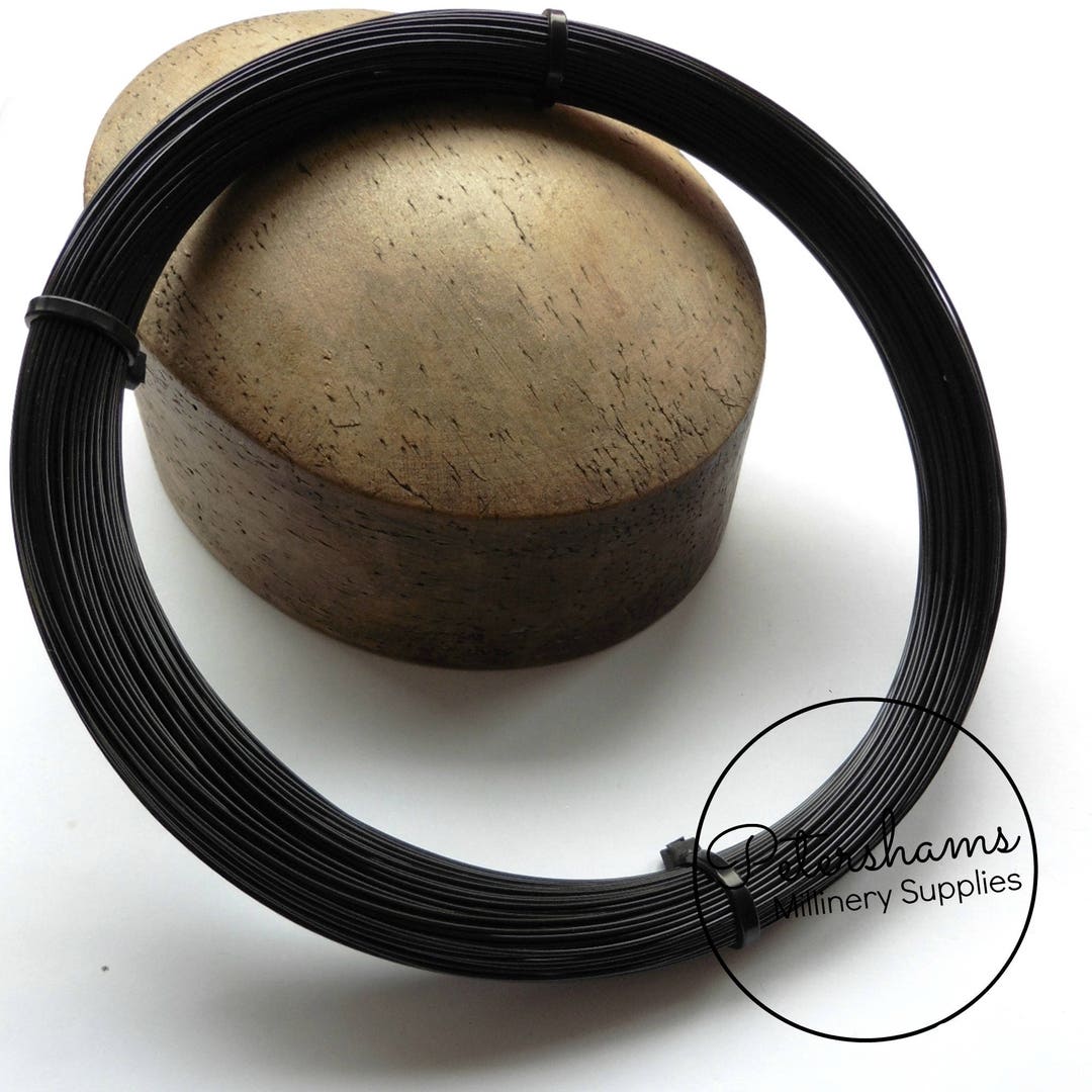 Plastic Hat Brim Wire for Millinery and Hat Making 1.2mm Black - Etsy