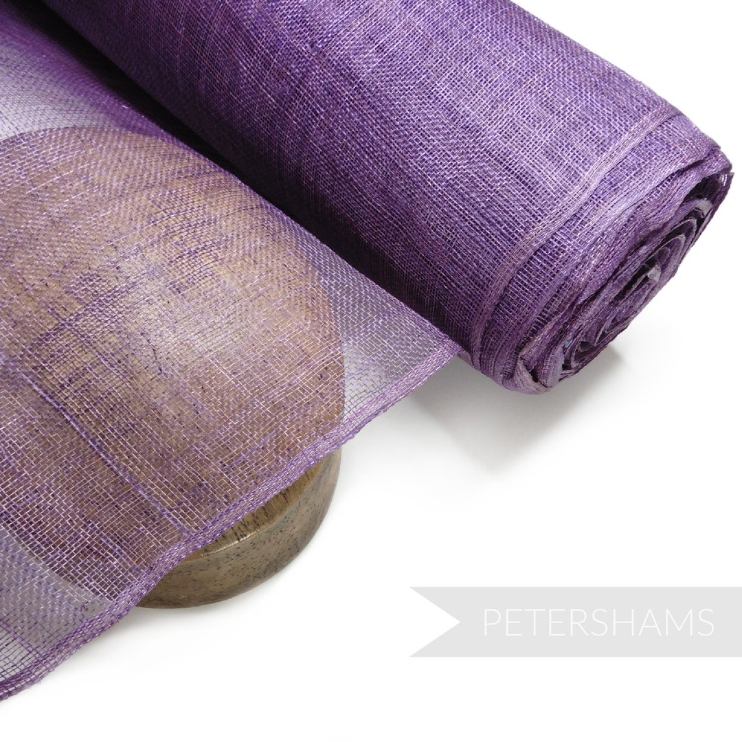Budget Sinamay Fabric for Hat Making & Millinery 1/2 Metre Plum - Etsy