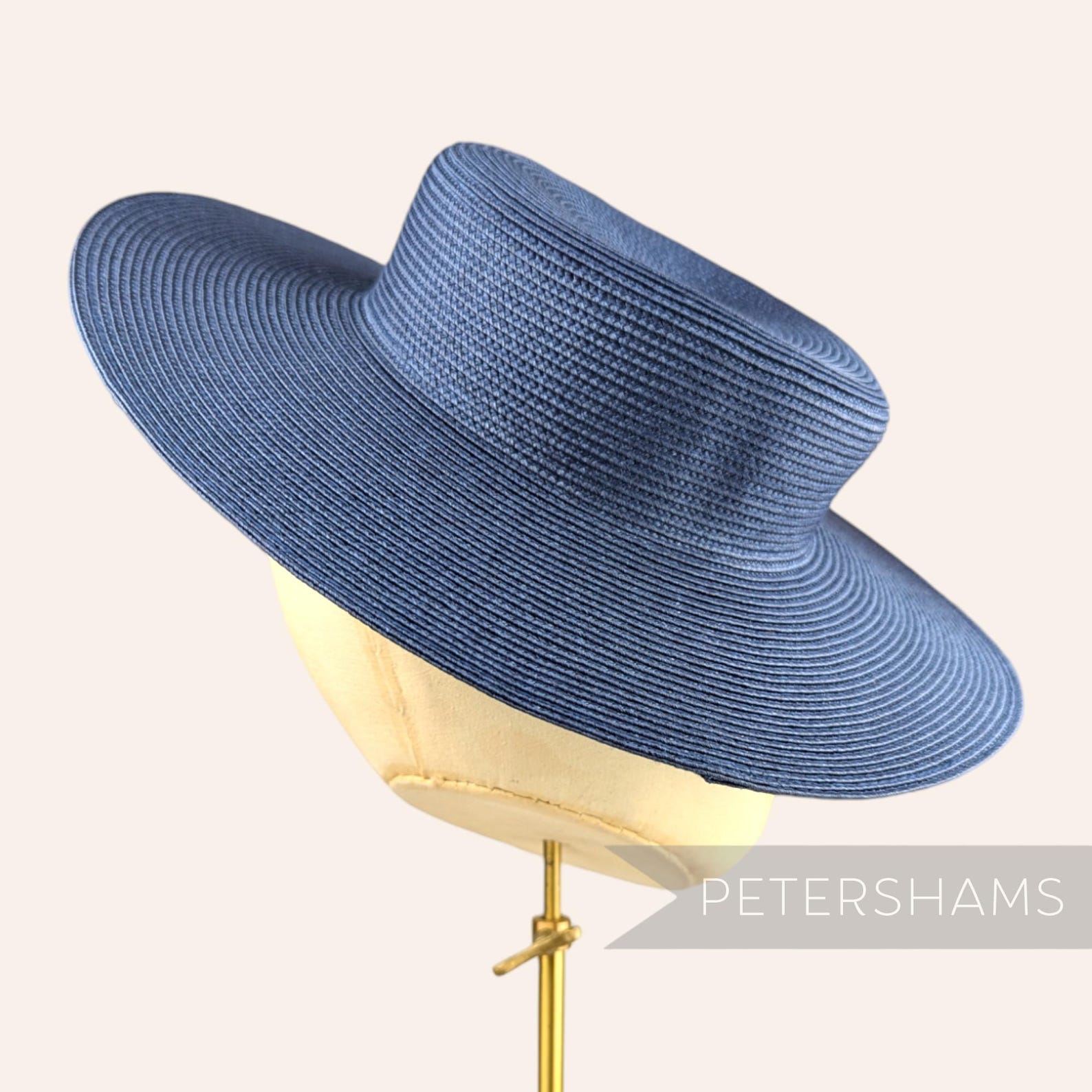Small Brim Polybraid Boater Fascinator Hat Base for Millinery & Hat ...