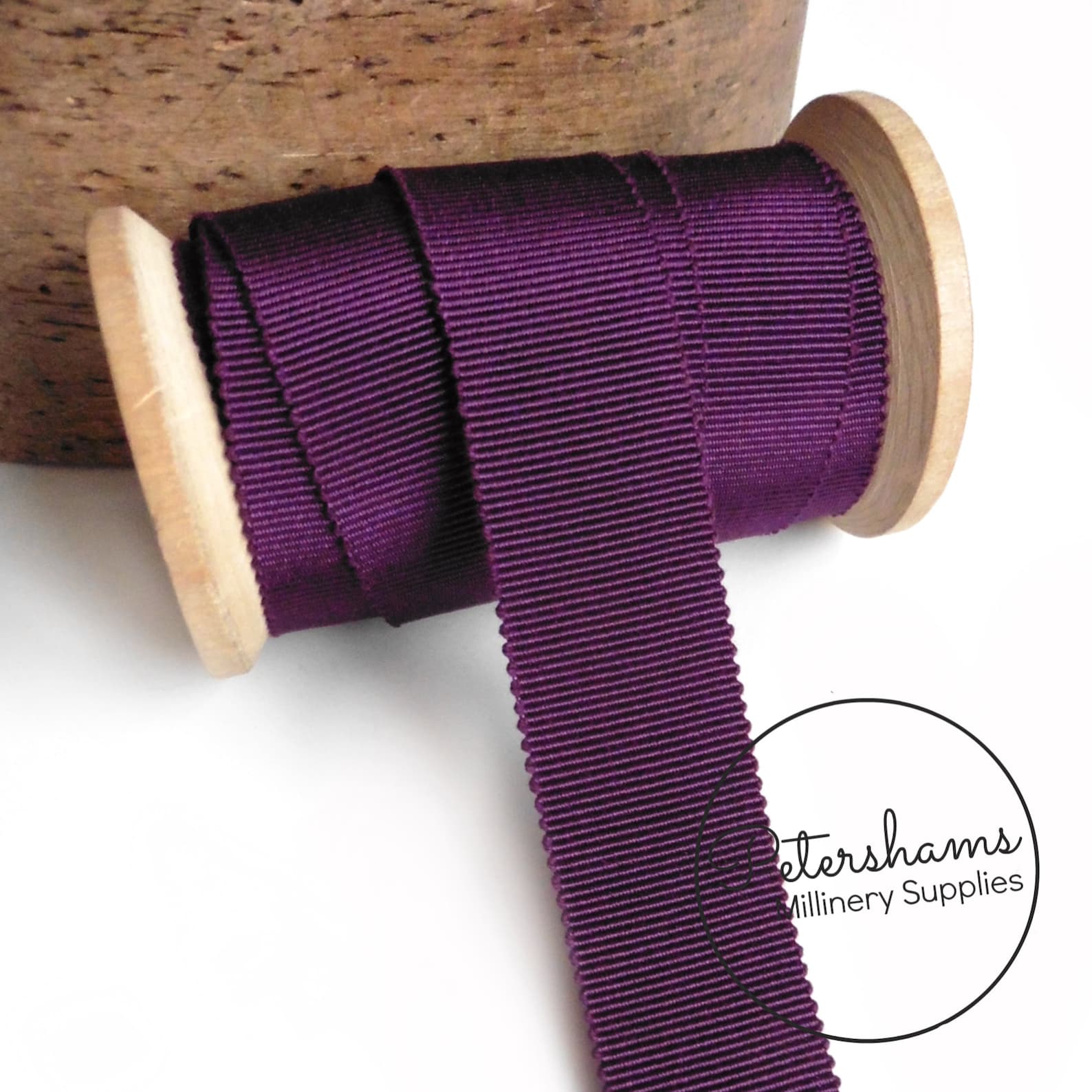Plum French Millinery Petersham Ribbon 3 Sizes 15mm No.3 - Etsy