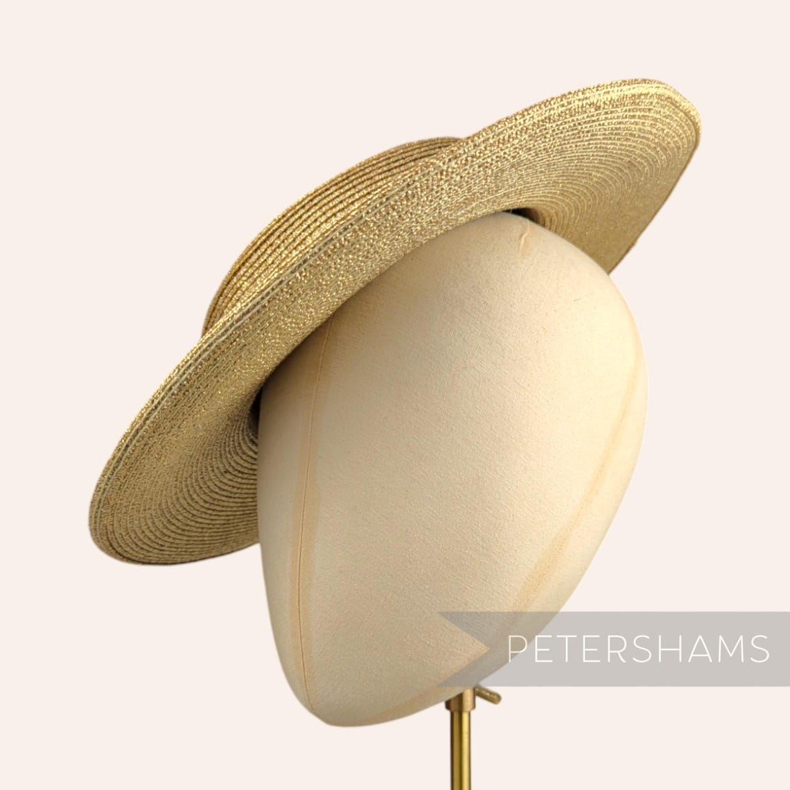 Small Brim Polybraid Boater Fascinator Hat Base for Millinery & Hat ...
