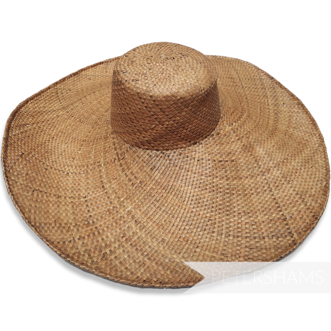 Super Duper XL Strip Straw Capeline - 15" Hat Body for Millinery - Tan ...