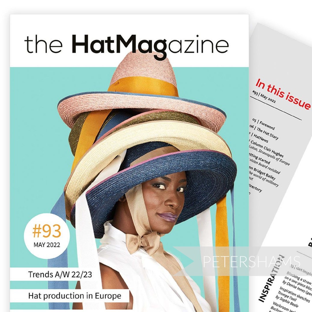 THE HAT Magazine for Millinery and Hat Making May 2022 Issue - Etsy