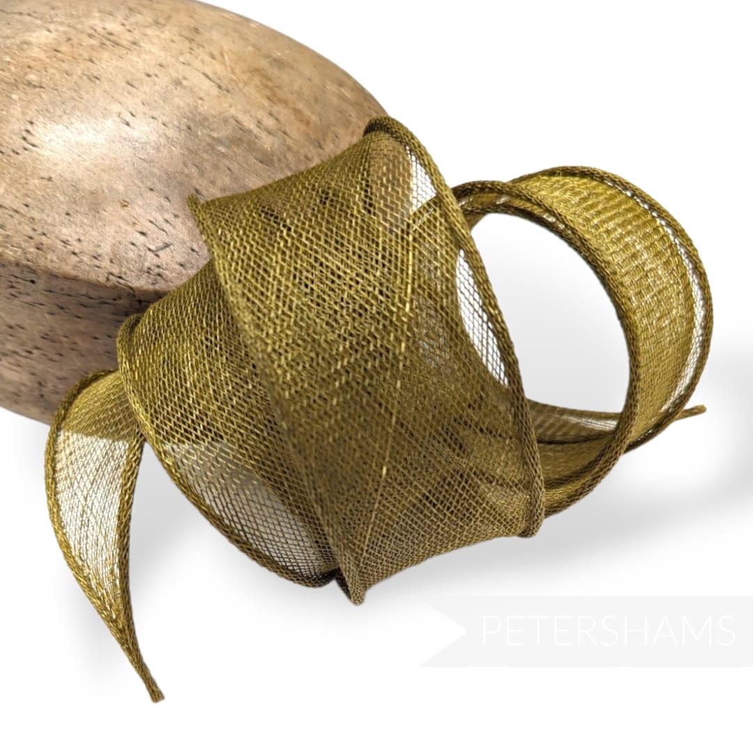Hand Rolled Sinamay Ribbon Trim for Millinery, Hat Making & Fascinators ...