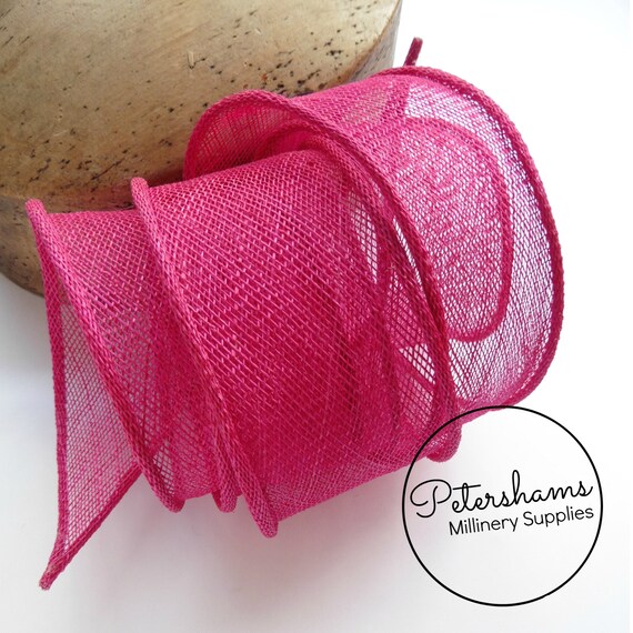 Hand Rolled Sinamay Ribbon Trim for Millinery Hat Making & - Etsy