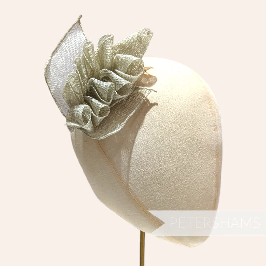 Hattie Wheat Husk With Leaves Sinamay Hat Trim - for Millinery (hat ...