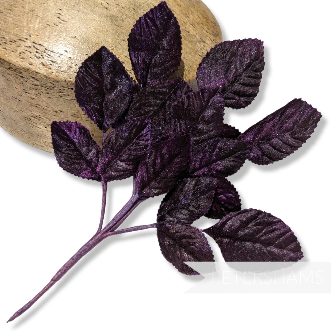 Velvet 'kayla' Wired Leaf Millinery Hat Mount for Fascinators and Hat ...