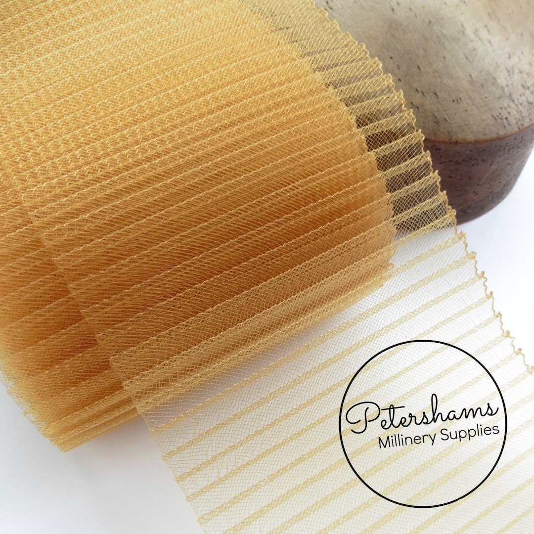 15 Cm 6 Inch Wide Pleated Crinoline crin Horsehair Braid - Etsy