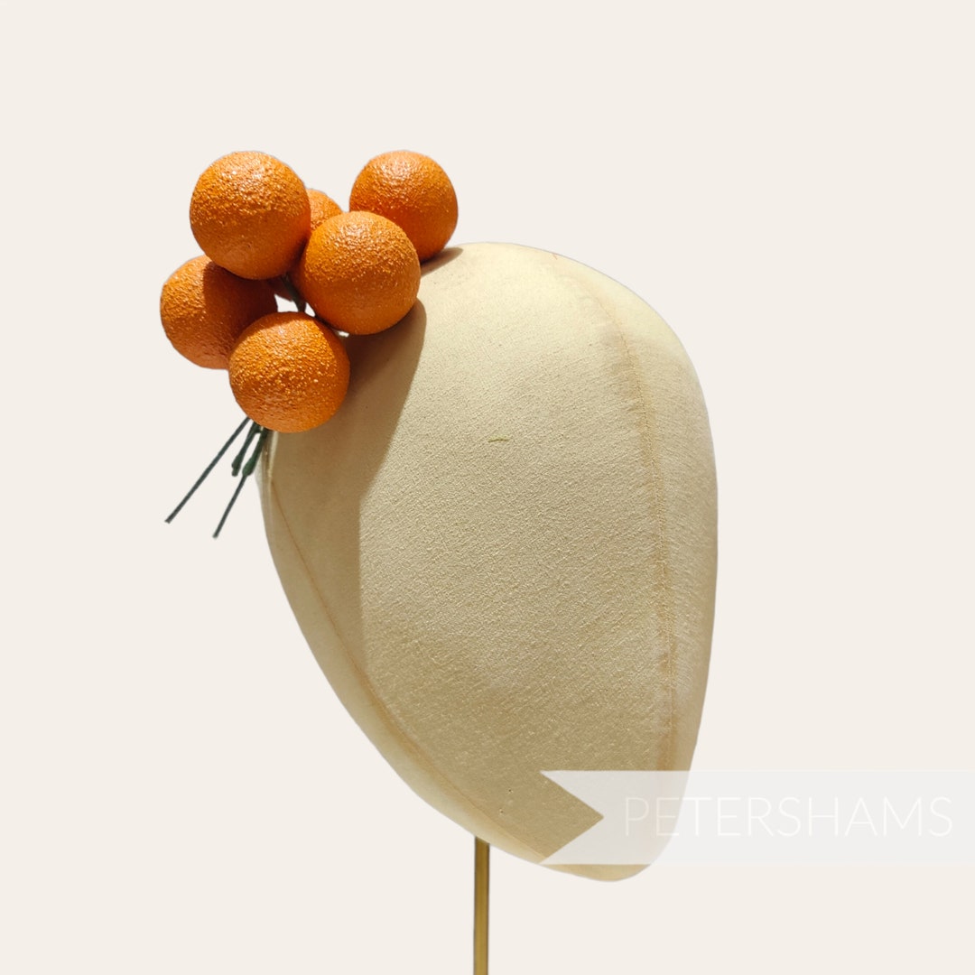 Vintage 'susanna' 1950/60s Wired Orange Stems for Hat Trimming and ...