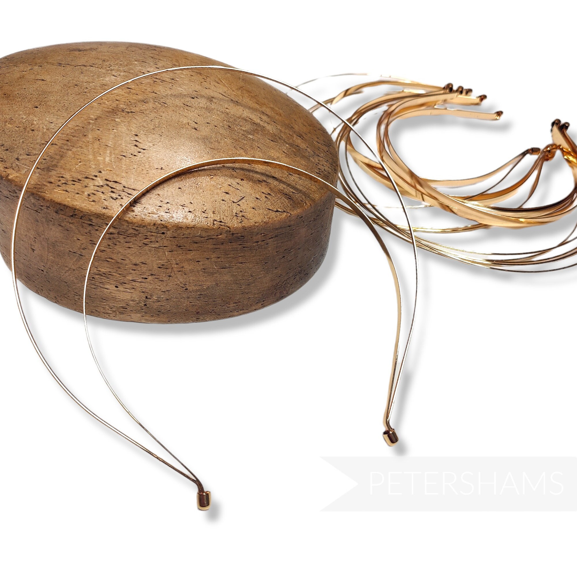 Halo Crown Metal Headband Frame for Millinery and Hat Making - Gold - Etsy
