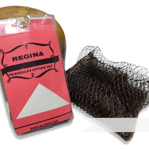 Vintage 'regina' 1960/70s Hair Setting Net Chocolate Brown - Etsy