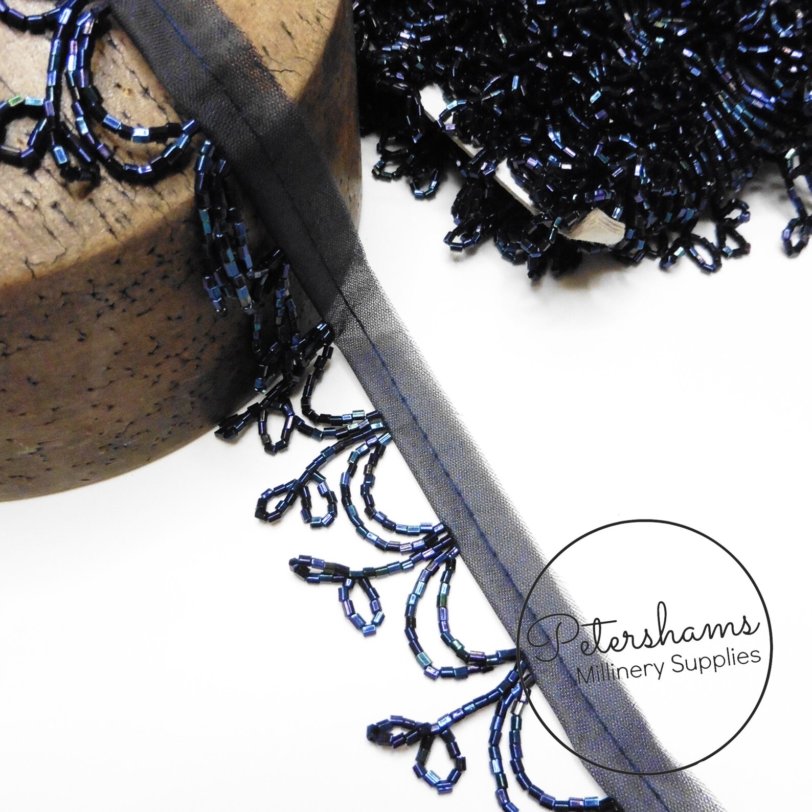 Beaded Double Loop Fringe Trim for Hat Making & Trims - 1m - Clear - Etsy