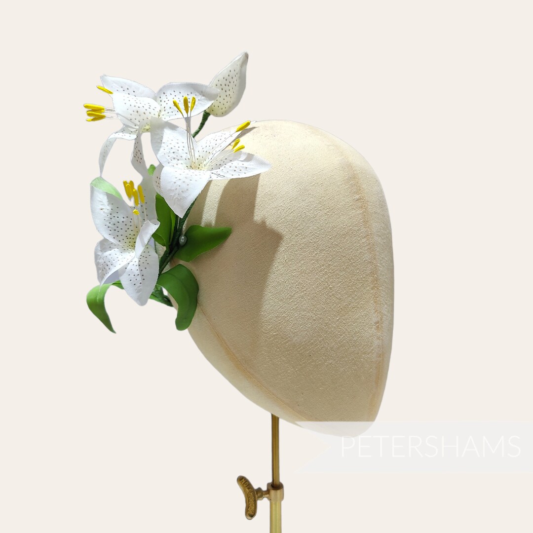 Vintage 'maya' 1950/60's German Lily Flower Millinery Mount for Hat ...