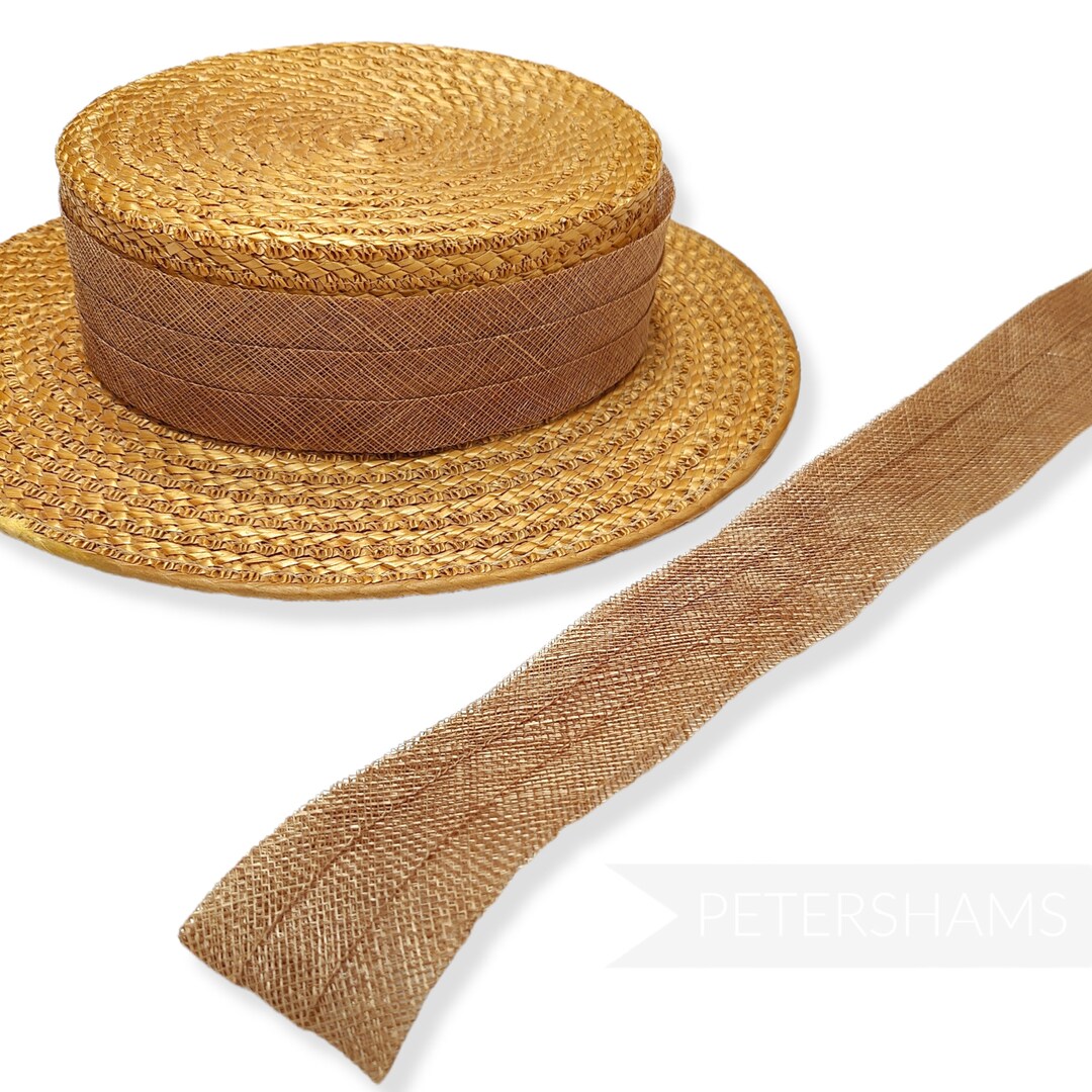 Pleated Bias Sinamay Puggaree Hat Band for Millinery and Hat Trimming ...