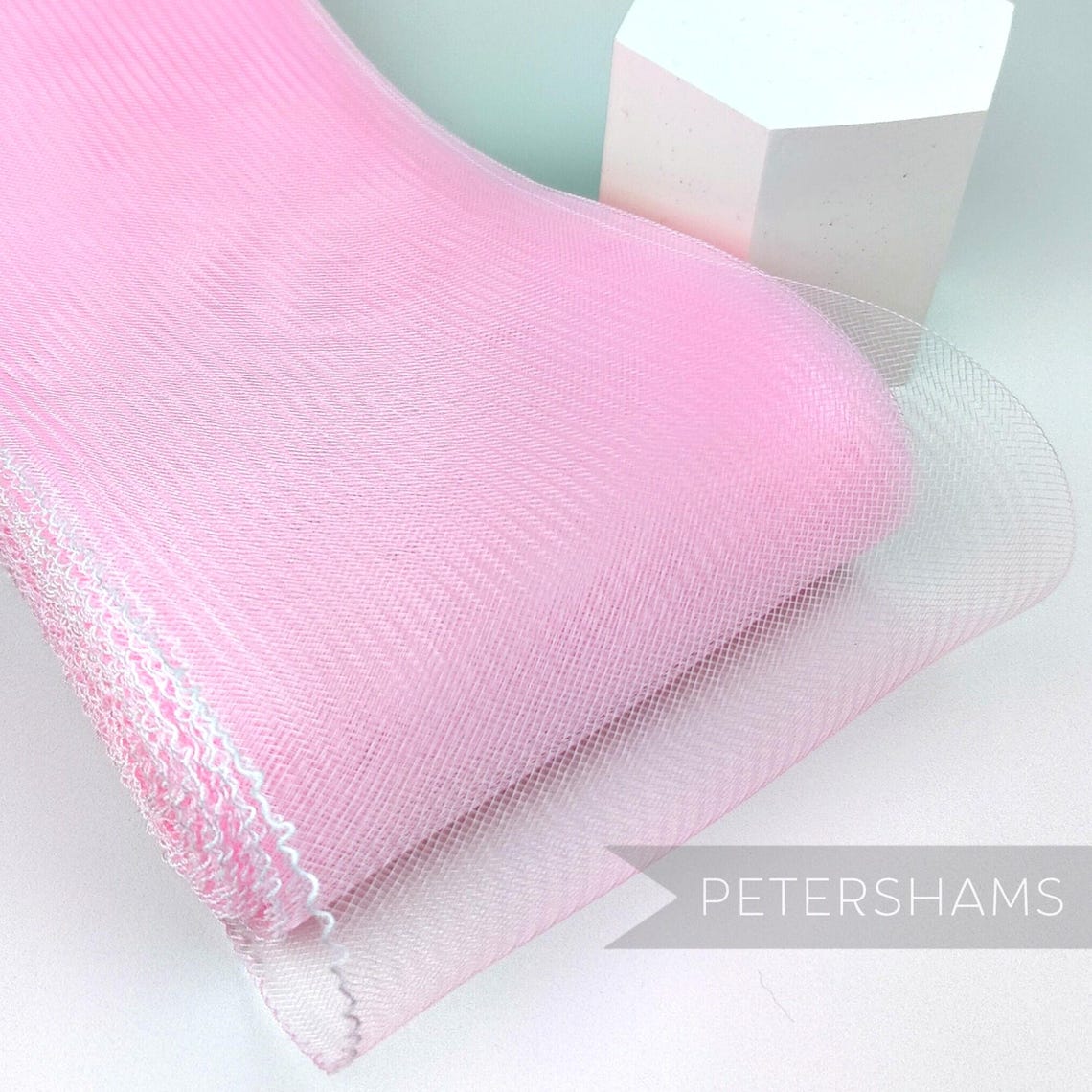 Light Pink 15cm (6 Inch) Wide Crinoline (crin, Horsehair Braid) for ...