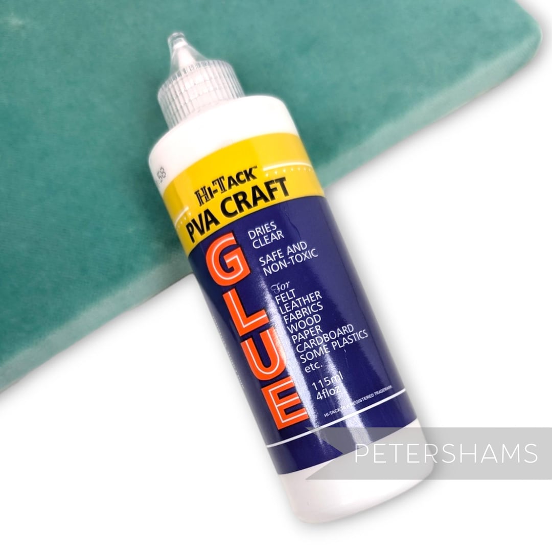 Hi-tack PVA Adhesive / Stiffener Glue Perfect for for Millinery Straw ...