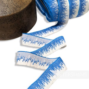 Vintage 1960s French Drippy 23mm Ribbon Trim 1m for Crafting and ...