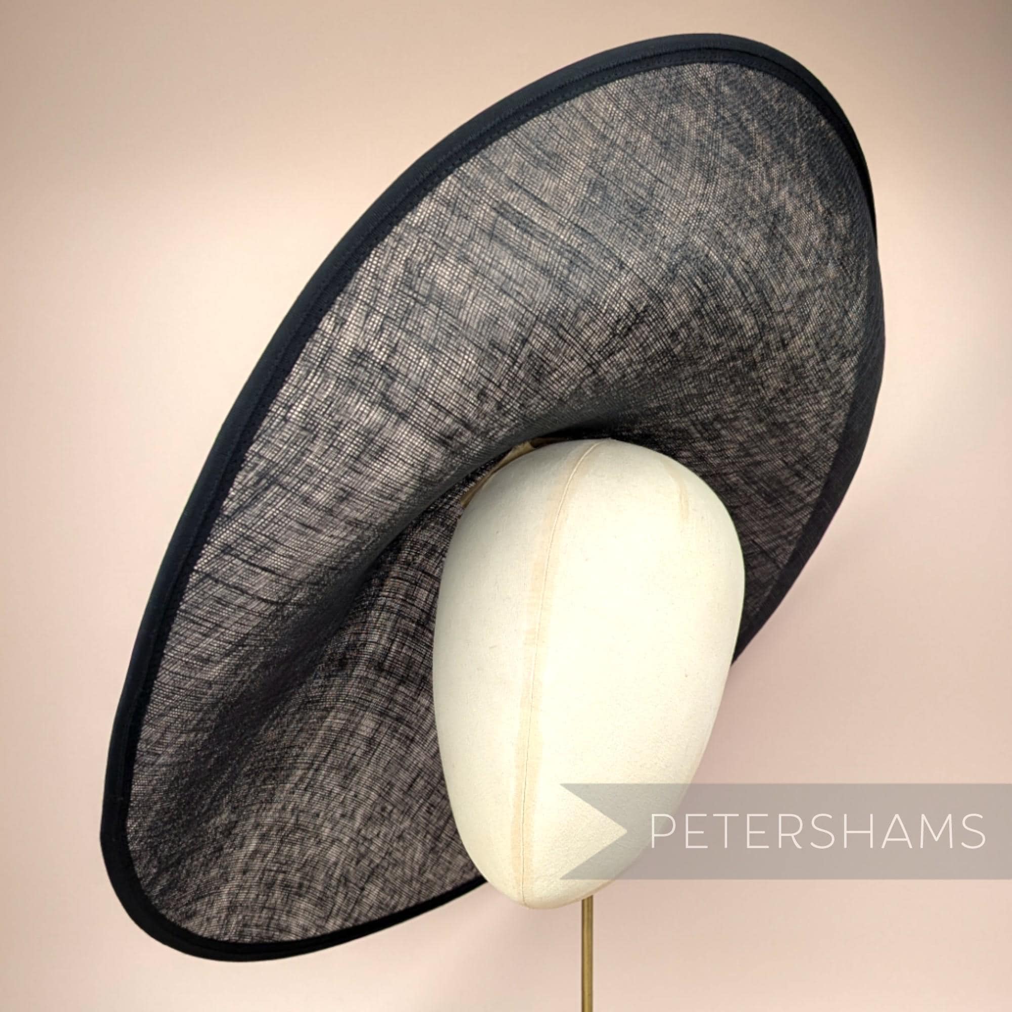 Super XL 52cm Sloped Sinamay Hat Base for Millinery & Hat Making ...