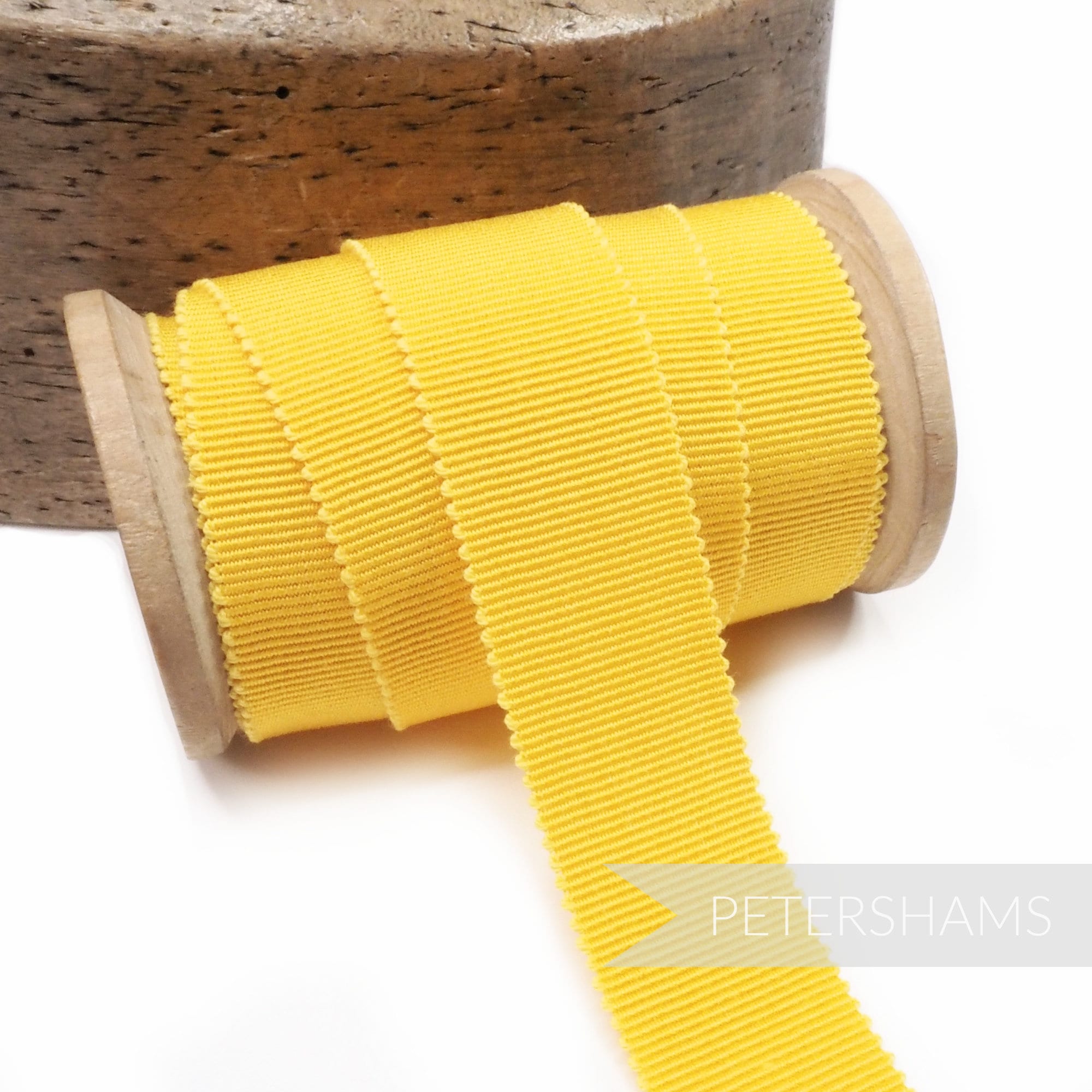 Yellow 100% Cotton Millinery Petersham Ribbon 3 Sizes 15mm | Etsy