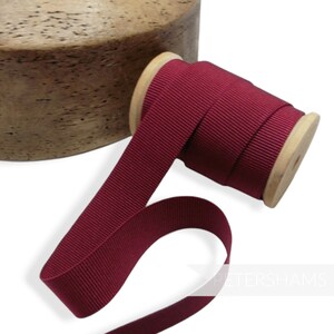 24mm Elastic Grosgrain Ribbon for Millinery, Hat Trimming & Crafts - 1m ...