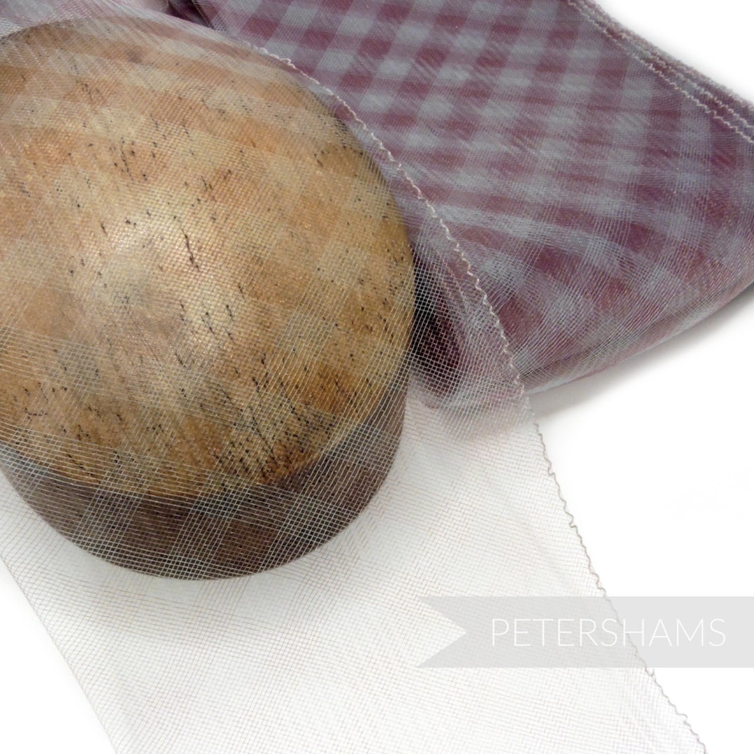 Petite Checker Pattern 15cm 6 Inch Wide Crinoline for Hats, Millinery ...