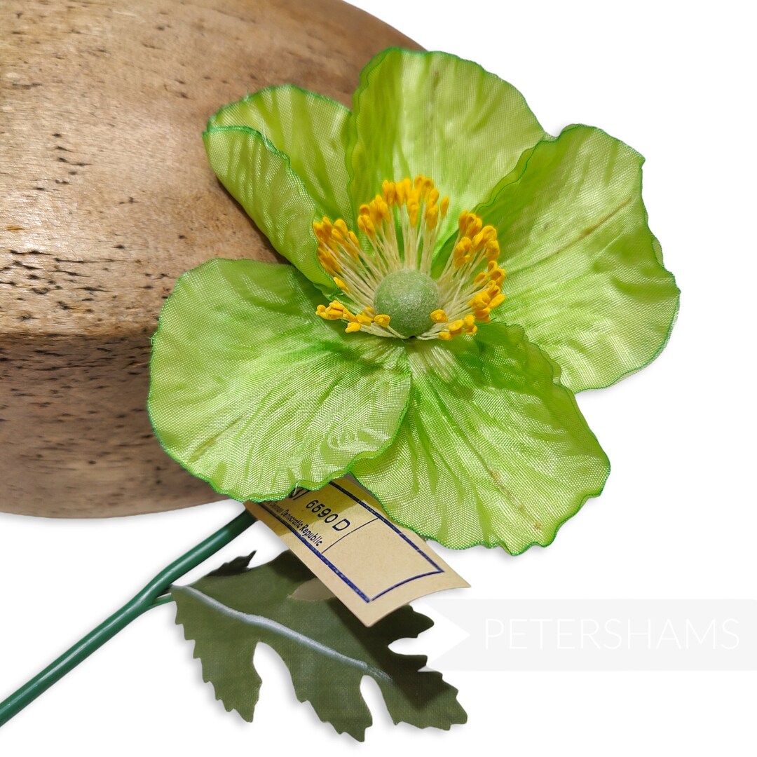 Vintage 'kimber' 1950's-80's California Poppy Millinery Fascinator Hat ...