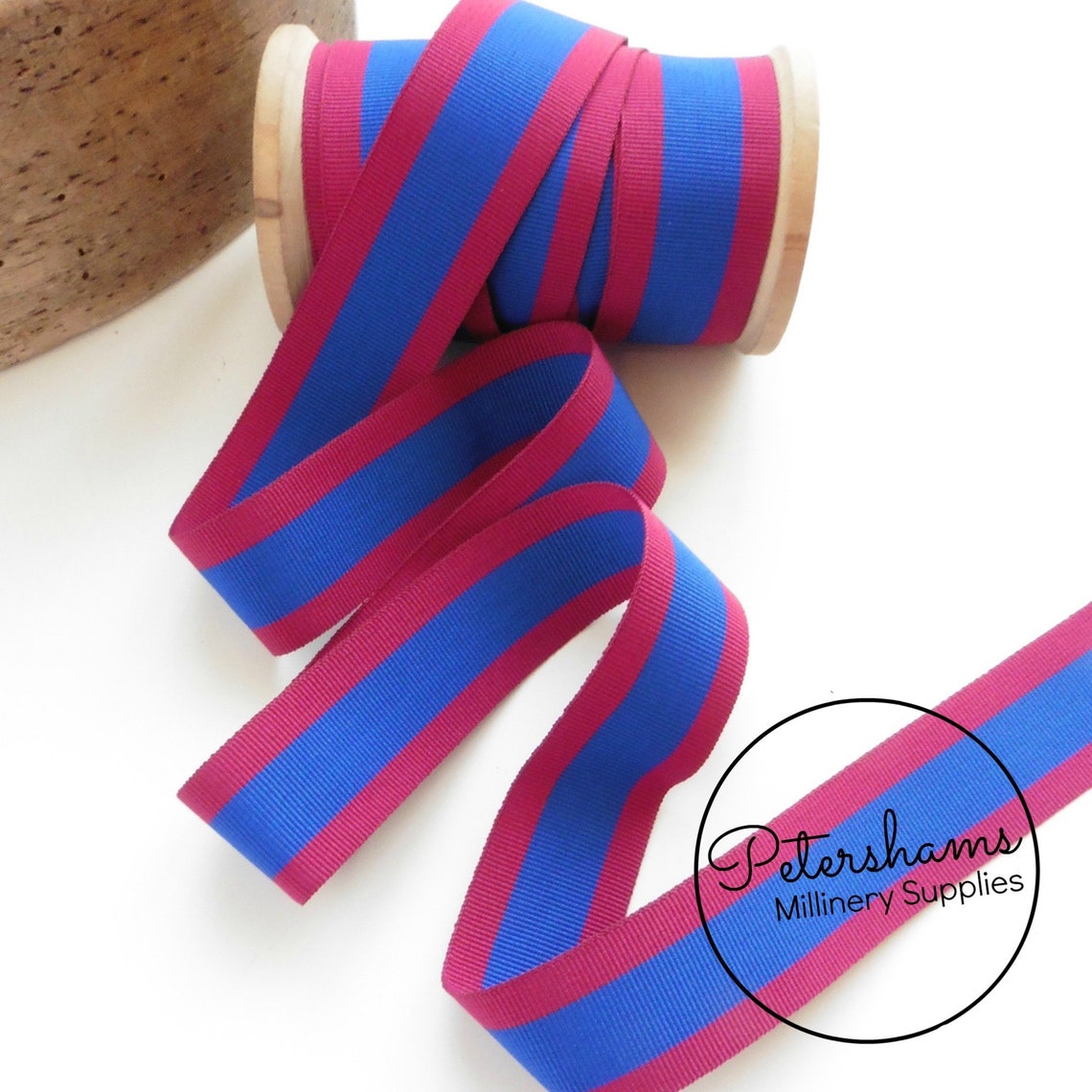 Vintage 25mm Wide Striped Grosgrain Ribbon for Millinery & Hat - Etsy