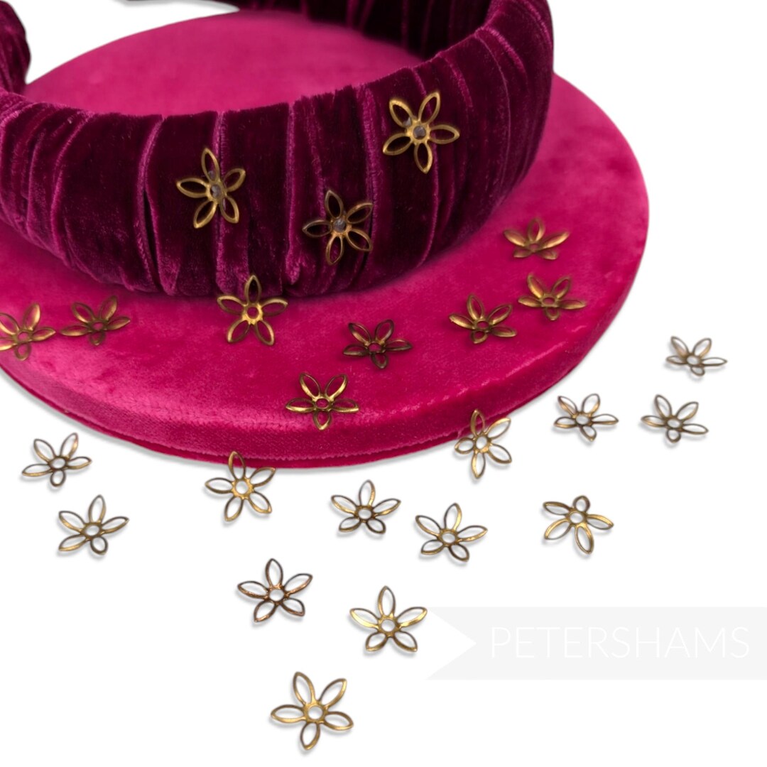 16mm Vintage 1980's Simple Flower Frame Shapes for Millinery & Craft - 24 Pieces - Etsy