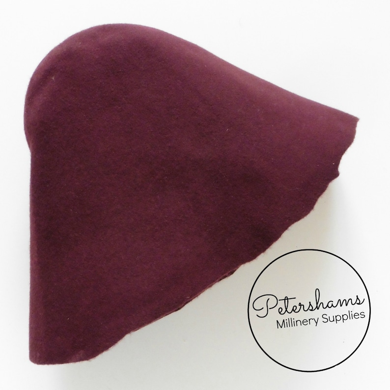 100% Wool Felt Cone Hood Hat Body for Millinery & Hat Making | Etsy