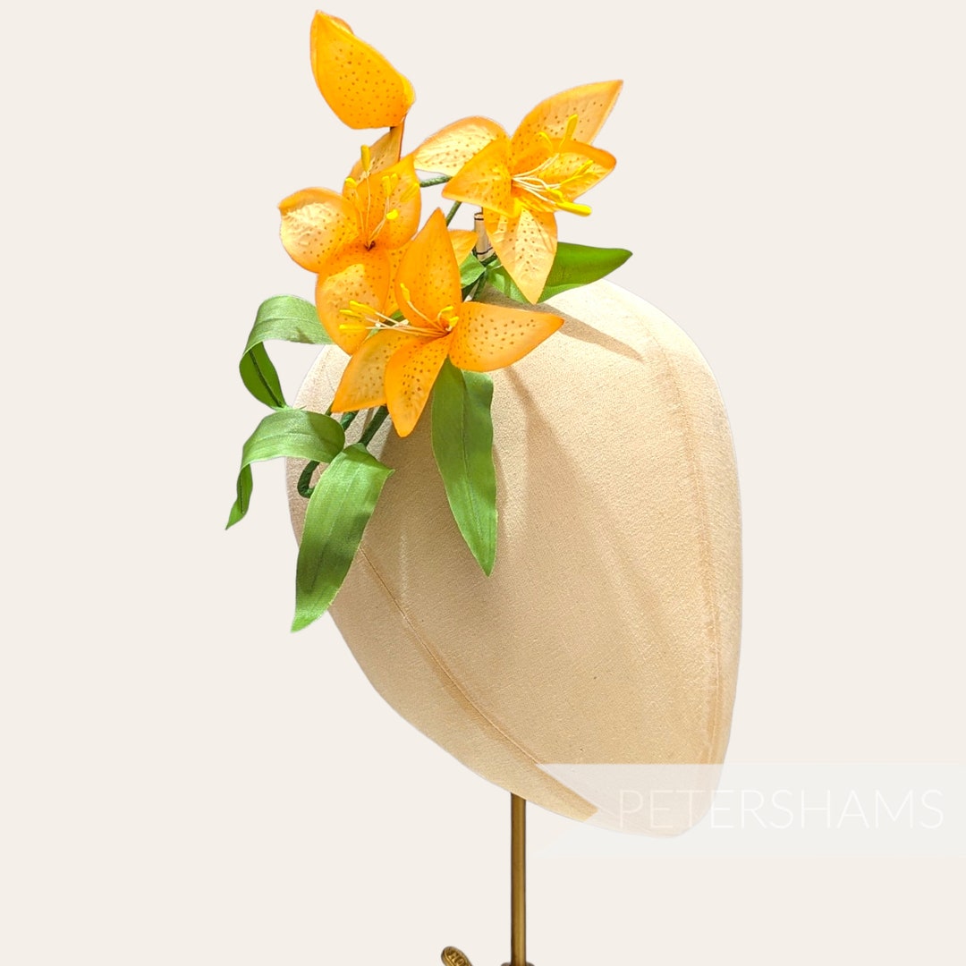 Vintage 'maya' 1950/60's German Lily Flower Millinery Mount for Hat ...