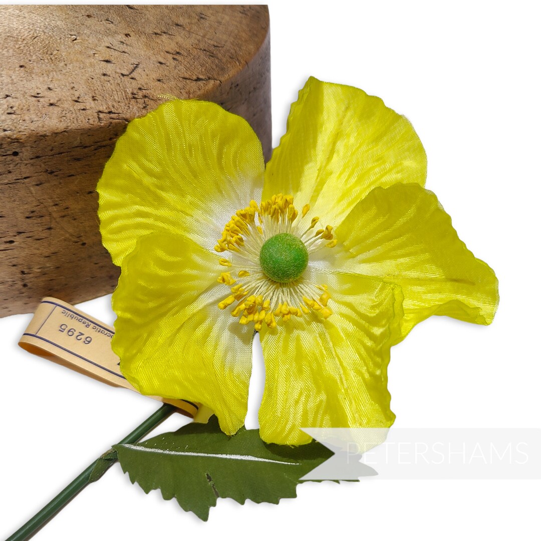 Vintage 'kimber' 1950's-80's California Poppy Millinery Fascinator Hat ...