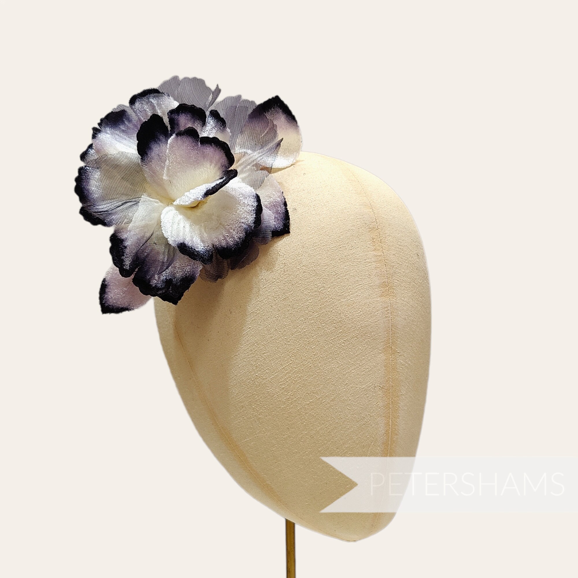 Vintage 'azaria' Czech Silk Velvet and Organza 10cm Gradient Dyed ...