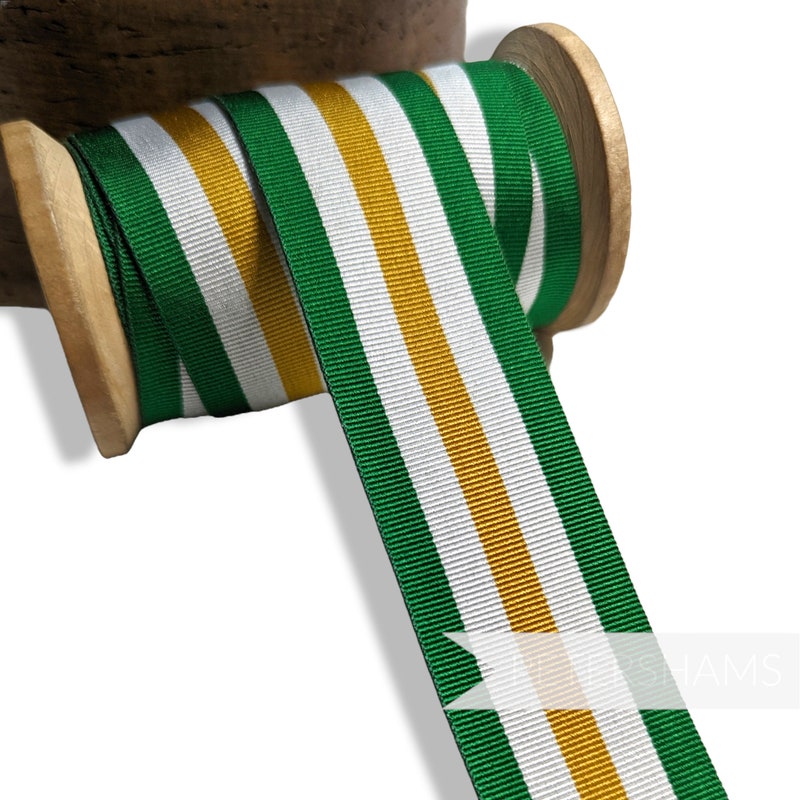 Gold and Emerald Ribbon - Etsy UK
