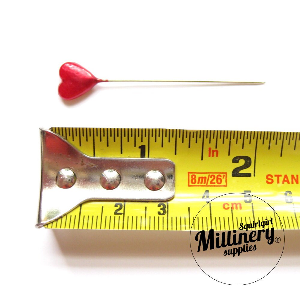 Set of 30 Vintage Inspired Heart Pins | Etsy