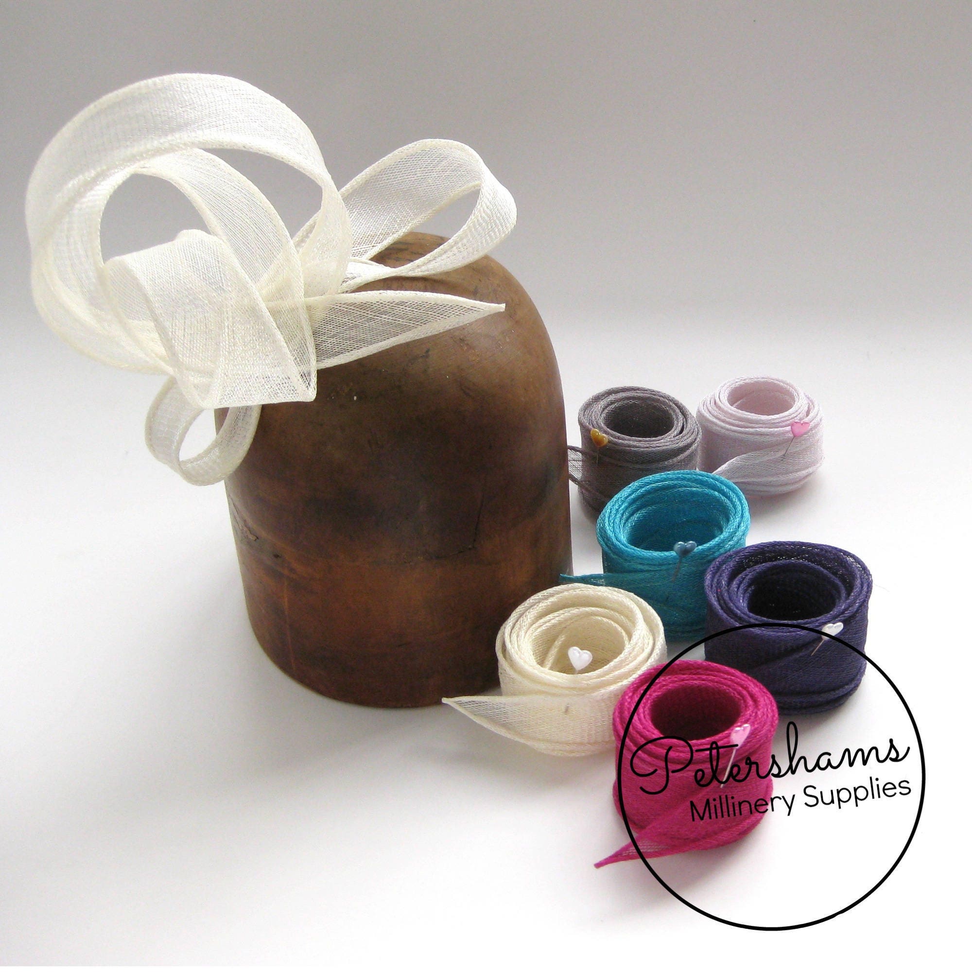 Hand Rolled Sinamay Ribbon Trim for Millinery Hat Making & - Etsy