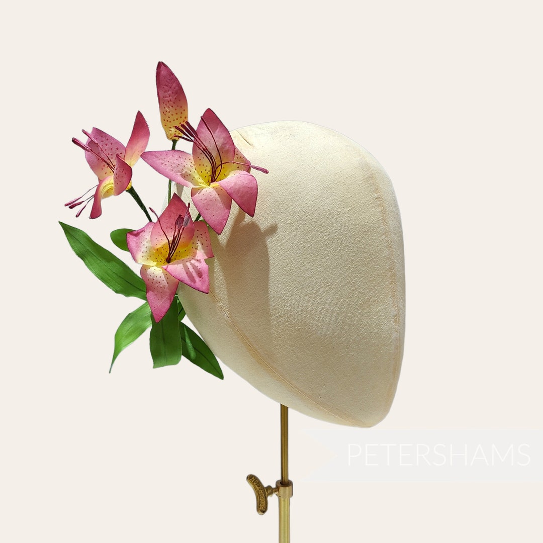 Vintage 'maya' 1950/60's German Lily Flower Millinery Mount for Hat ...