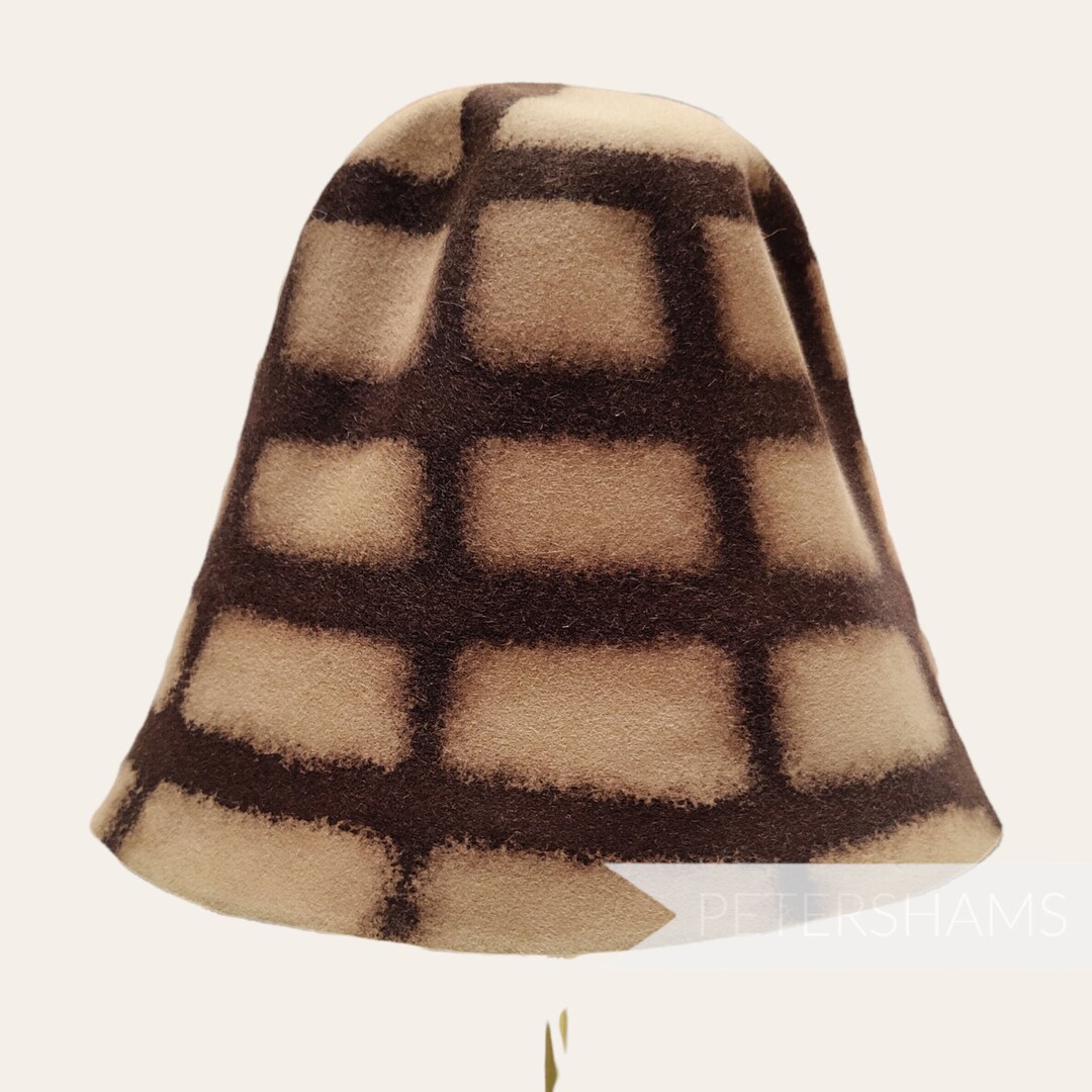 Basketweave Printed Fur Felt Cone Hood Hat Body for Millinery & Hat ...