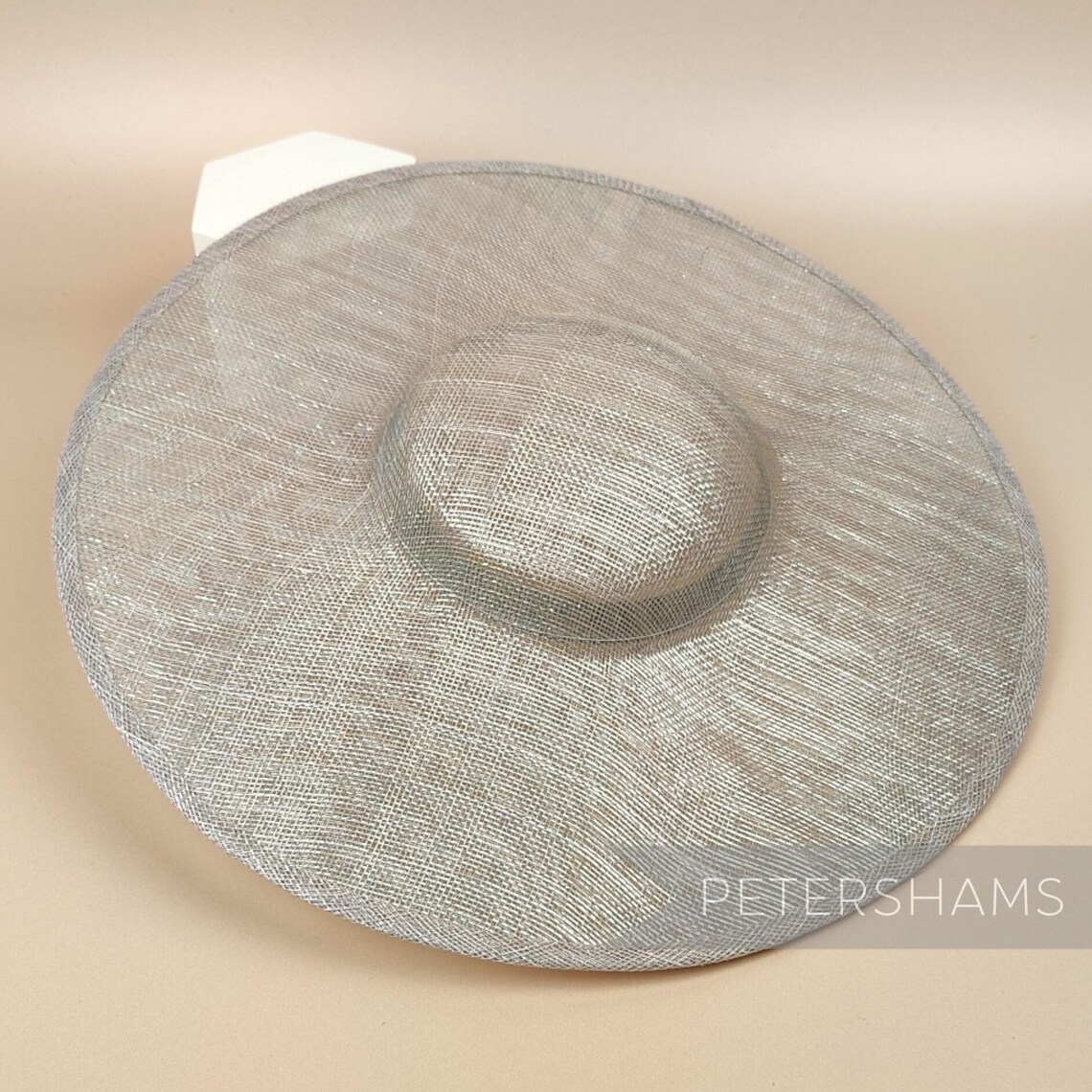 Metallic Lurex Cartwheel Sinamay Fascinator Base for Millinery & Hat ...