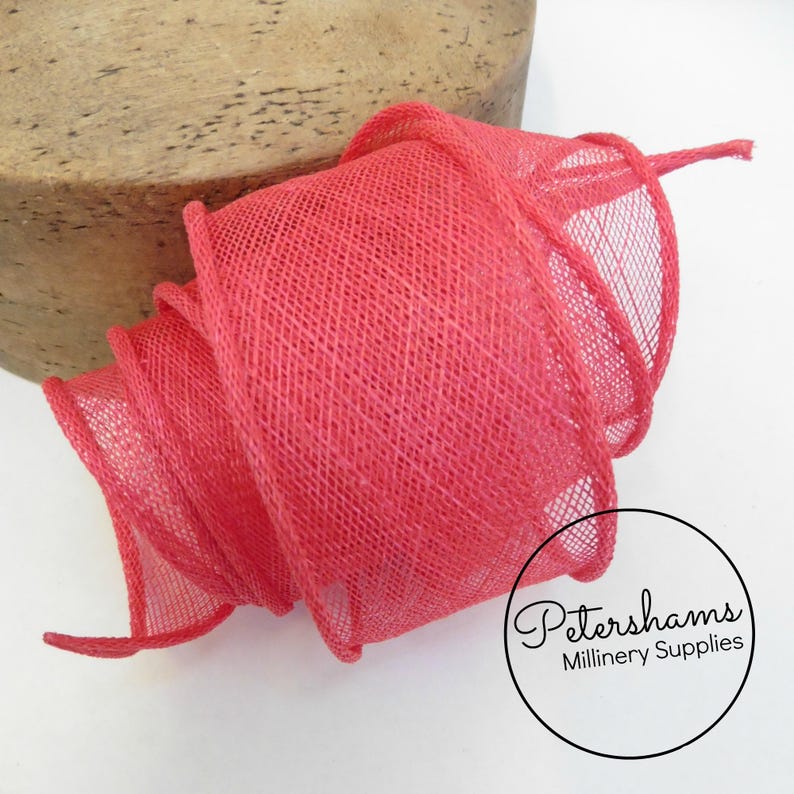 Hand Rolled Sinamay Ribbon Trim for Millinery Hat Making & - Etsy