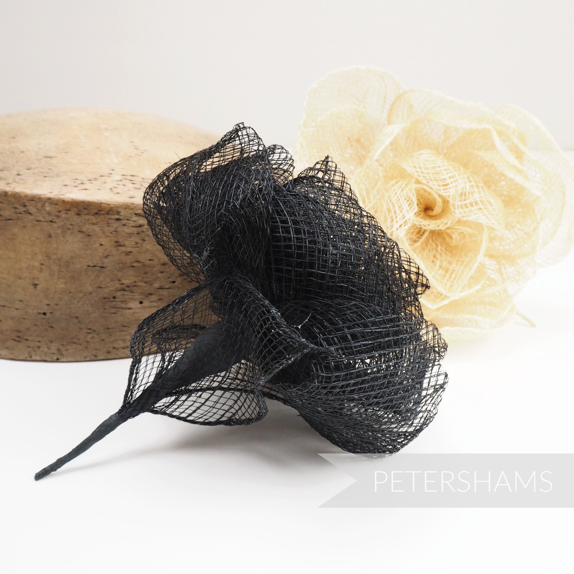 Large Sinamay Cabbage Rose Flower 'valentina' Millinery Hat Mount - for ...