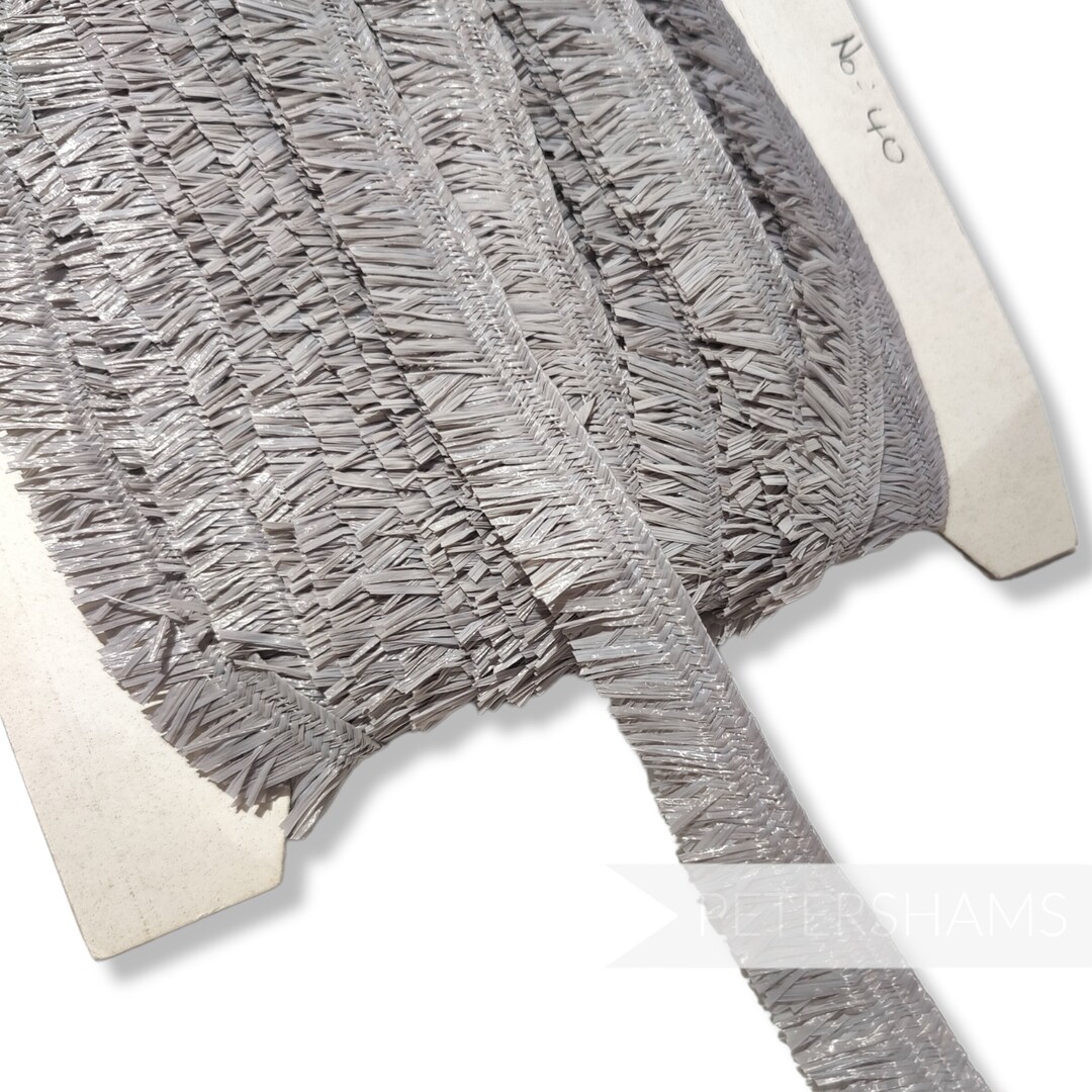 2cm Vintage 1950/60's Laminated Raffia Braid - 1m - for Millinery and ...