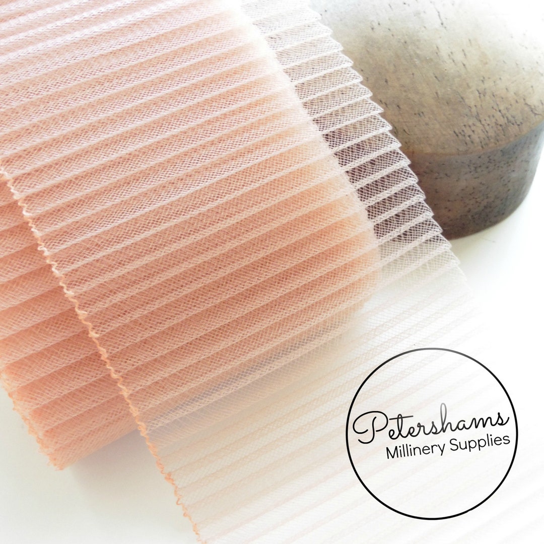 15cm (6 Inch) Wide Pleated Crinoline (crin, Horsehair Braid) for ...