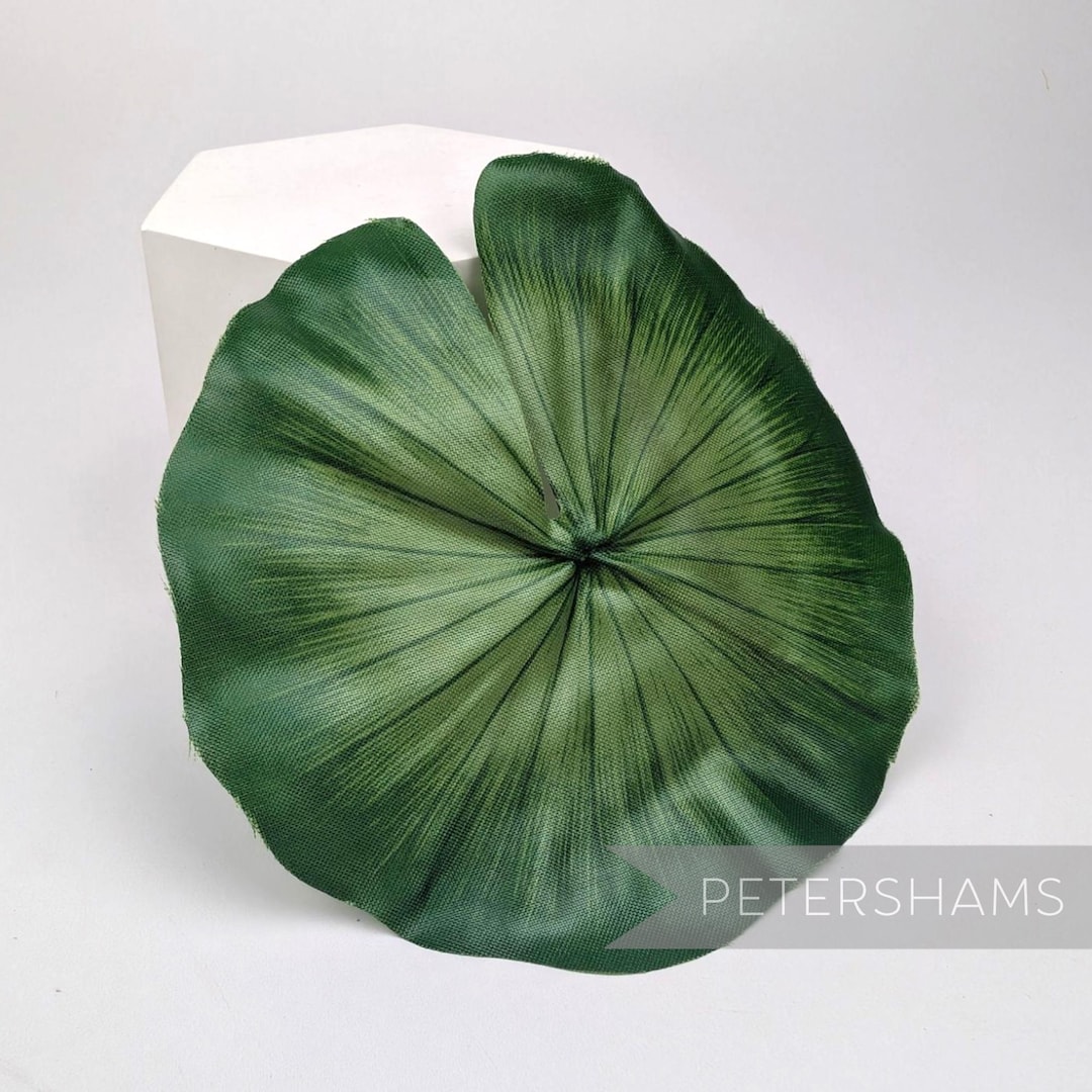 Vintage Small 'marley' Vintage 1980's Wired Lily Pad Leaf for Hat ...