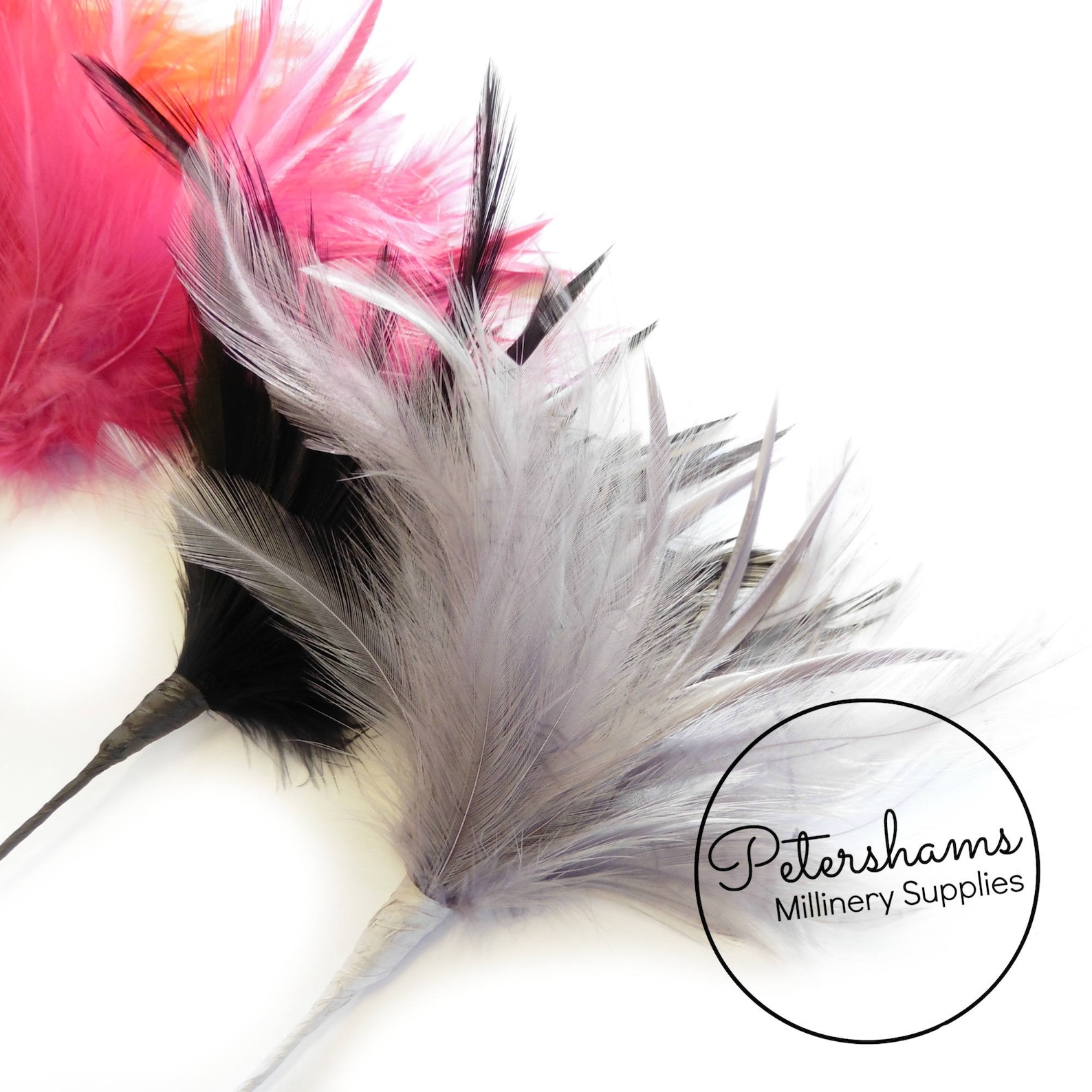 Fluffy Goose Biot & Hackle Feather Hat Mount Trim for - Etsy